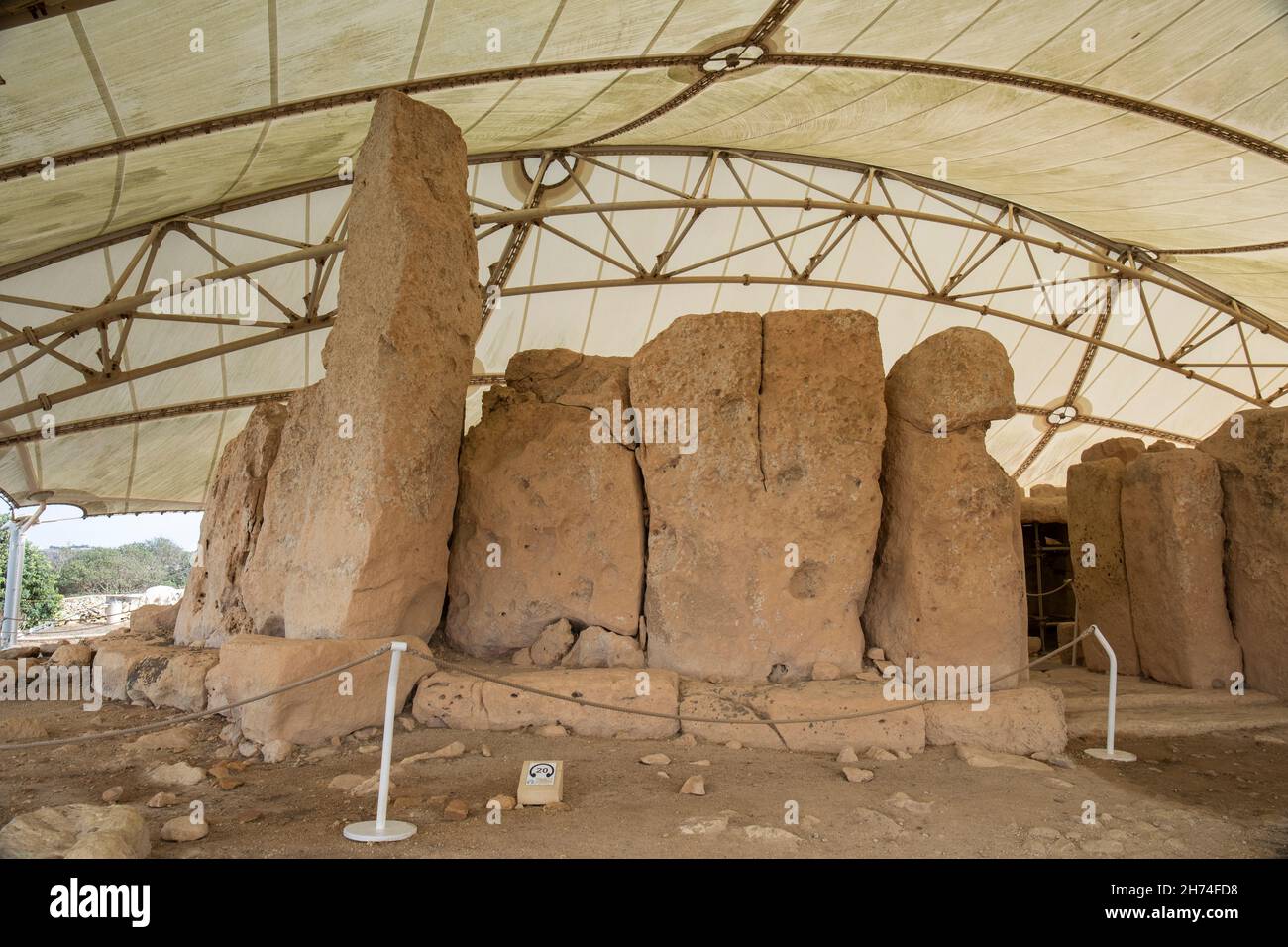 The Ħaġar Qim Megalithic Prehistoric Temples. A UNESCO World Heritage ...
