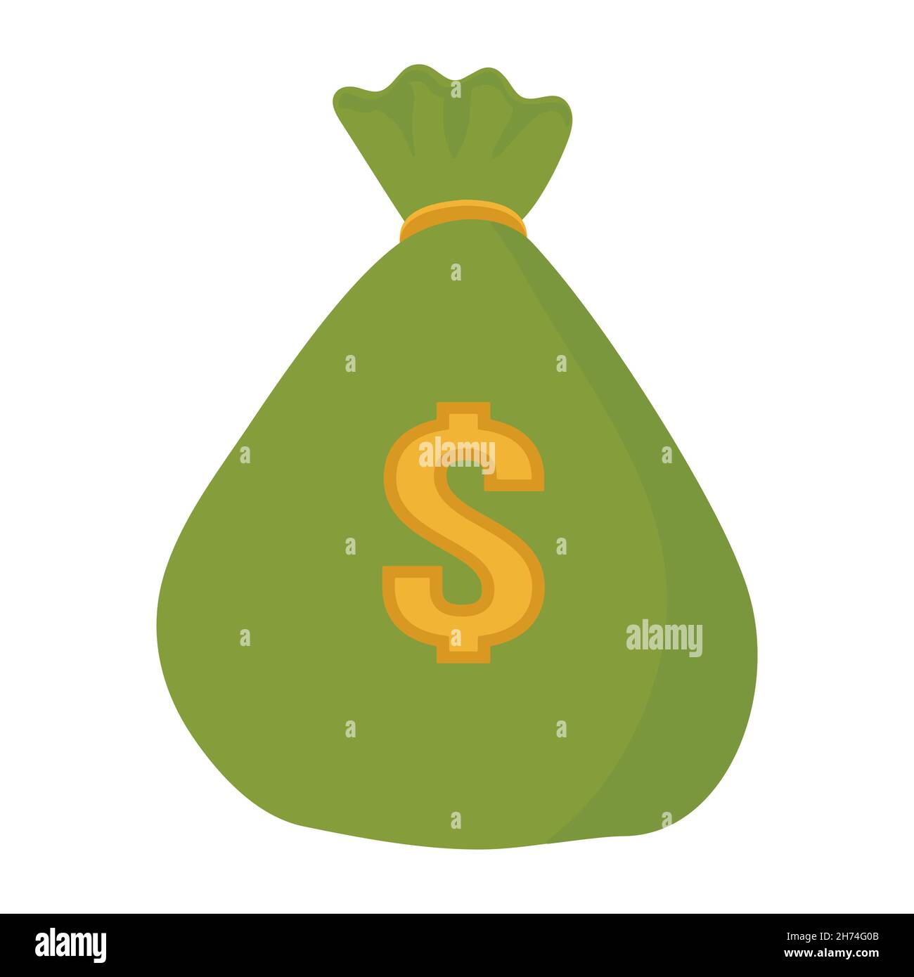green money bag Stock Vector Image & Art - Alamy