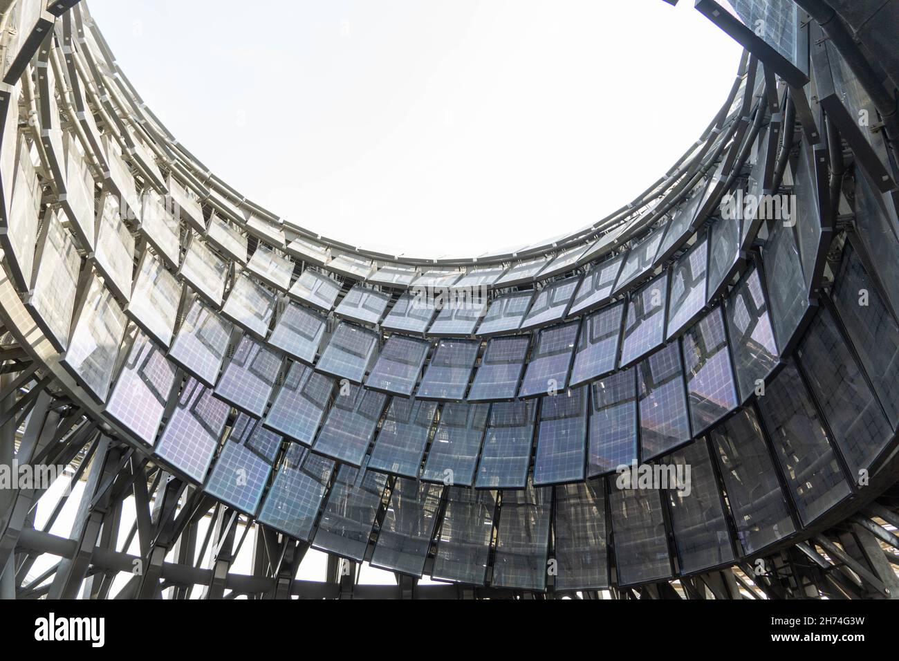 "11.19.2021 - Dubai, UAE - Looking up through the Sustainability ...