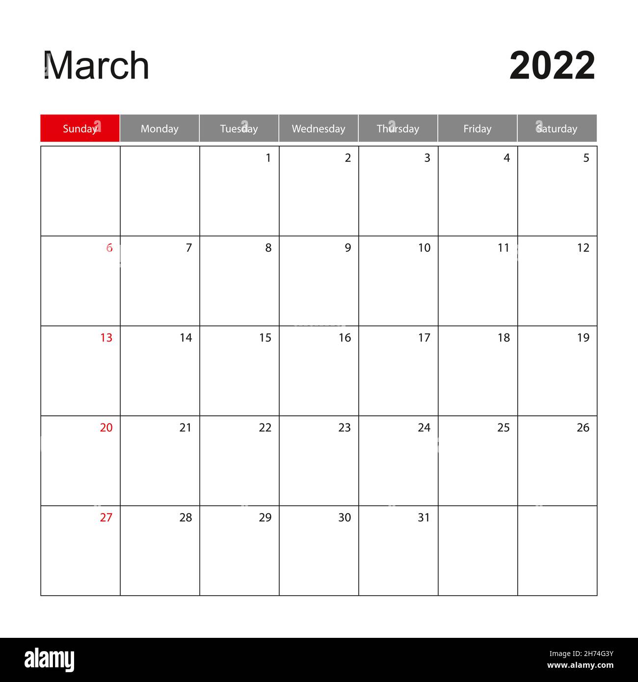 March 2022 Calendar Printable With Holidays