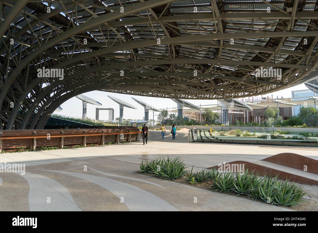 "11.19.2021 - Dubai, UAE - Under Sustainability District Solar Panel ...