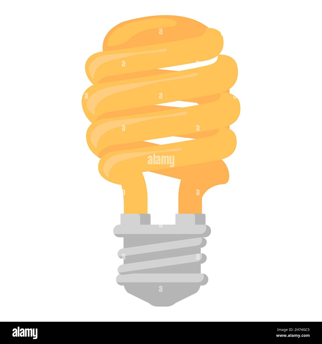 spiral shape light bulb Stock Vector Image & Art - Alamy
