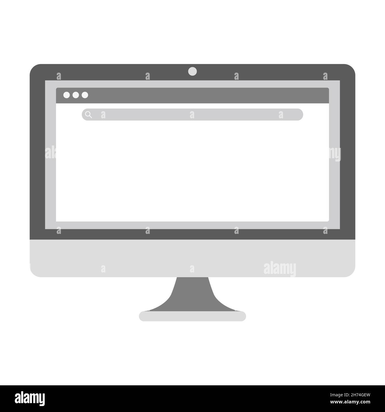 desk computer and web browser Stock Vector Image & Art - Alamy