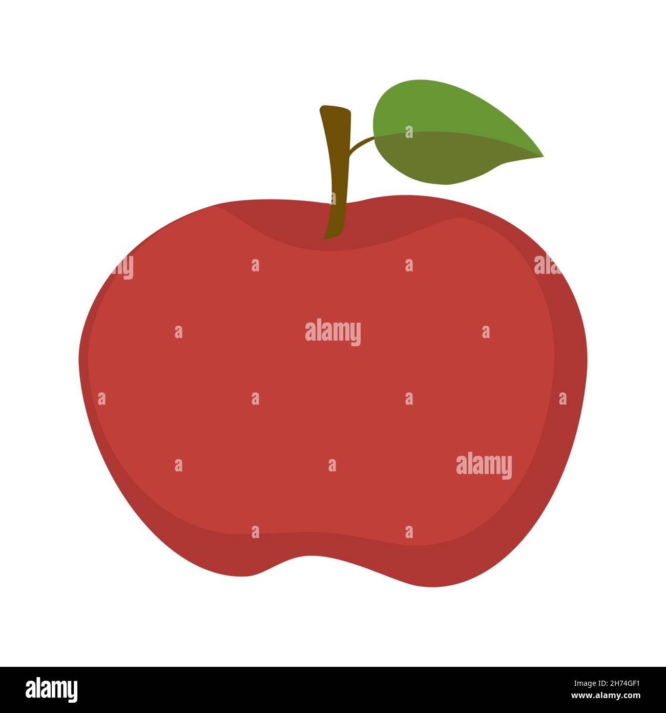 fruit red apple Stock Vector Image & Art - Alamy