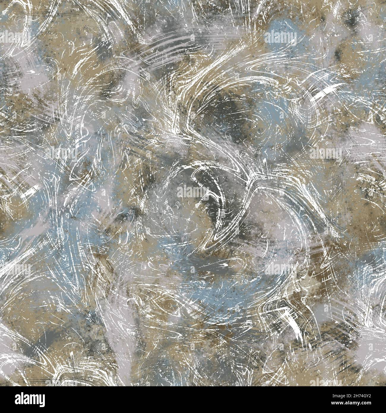Seamless neutral and white grungy classic abstract surface pattern ...
