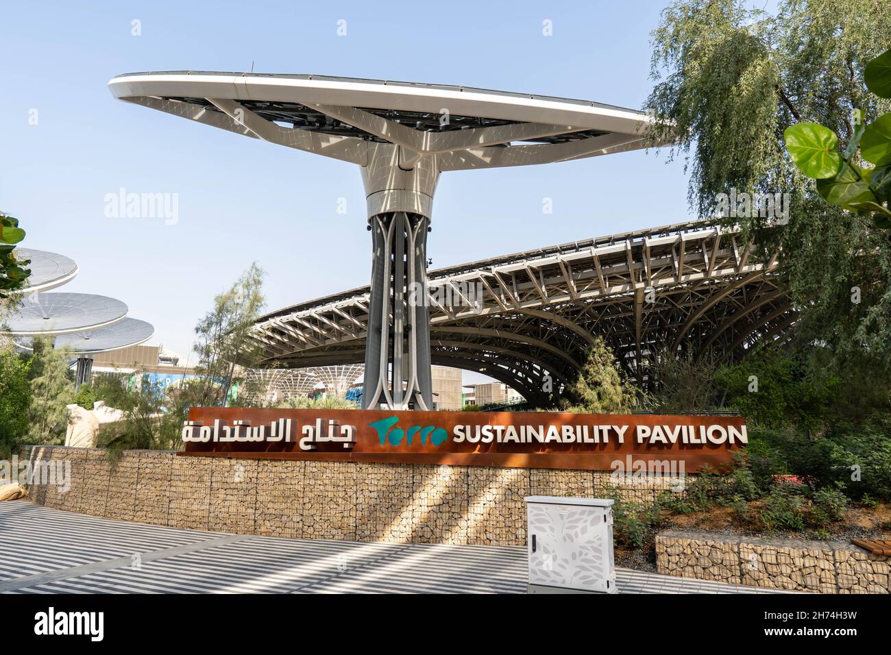 "11.19.2021 - Dubai, UAE - Expo 2020 Terra Sustainability Solar Panel ...