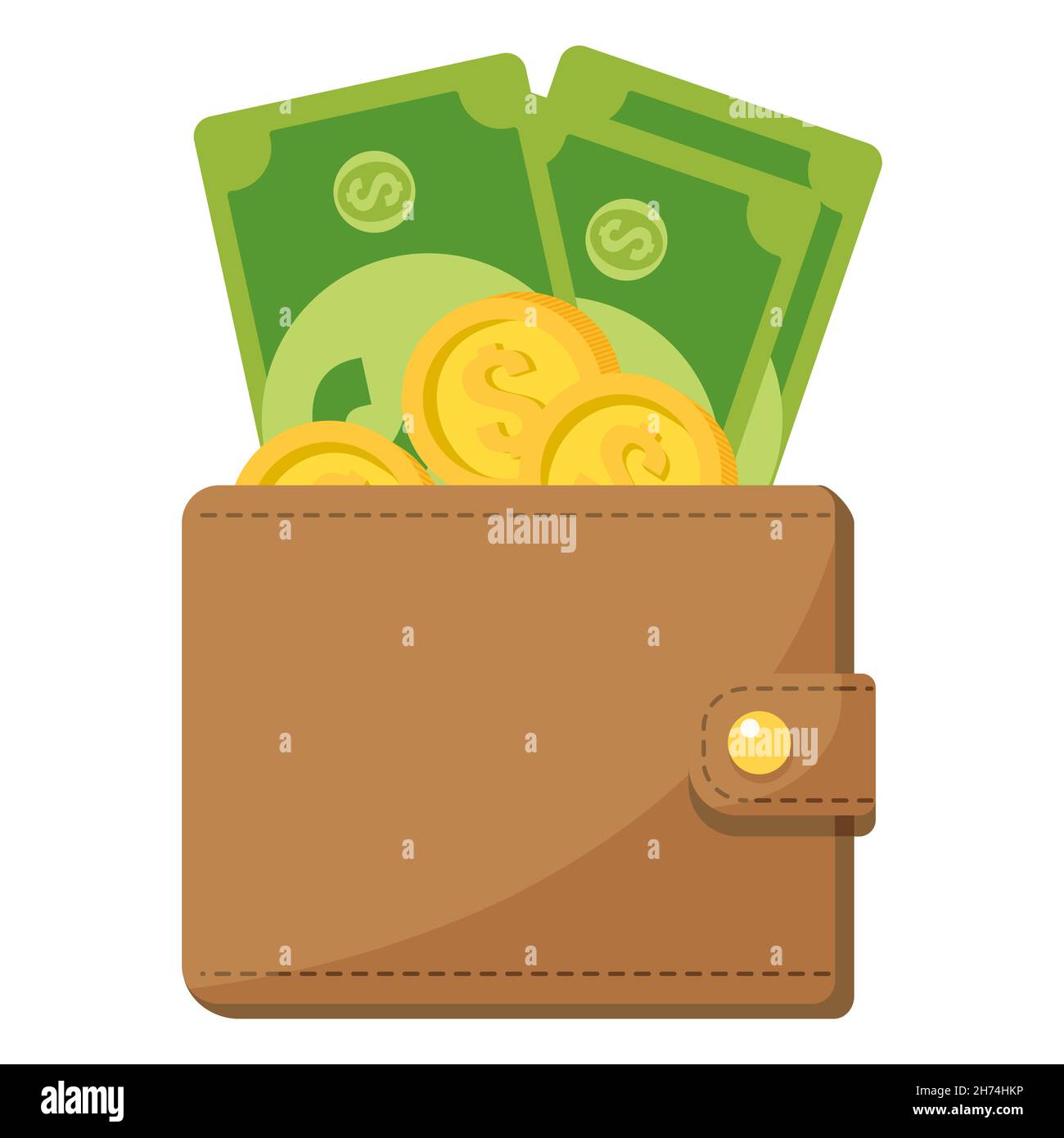 Cute wallet Stock Vector Images - Alamy