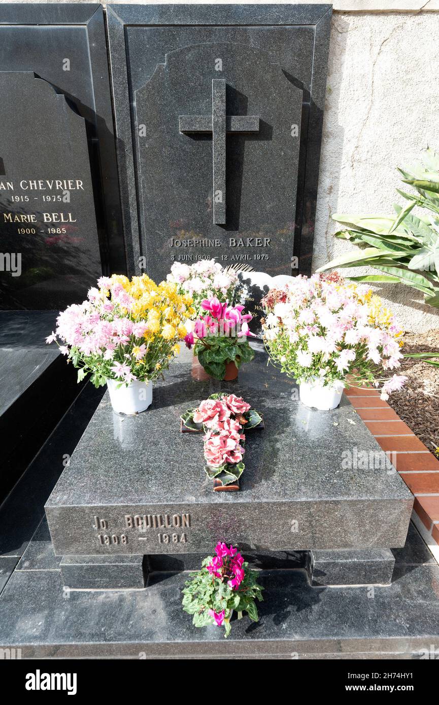 Monaco. 20th Nov, 2021. The tomb of the American dancer and singer ...
