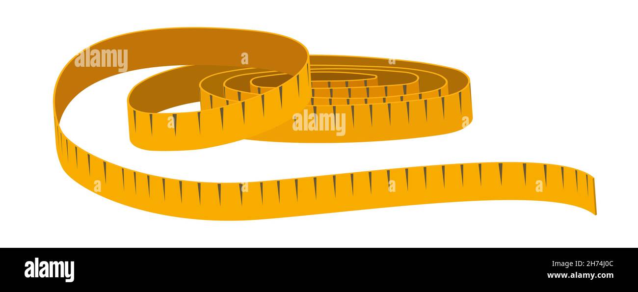 Cloth ruler Stock Vector Images - Alamy
