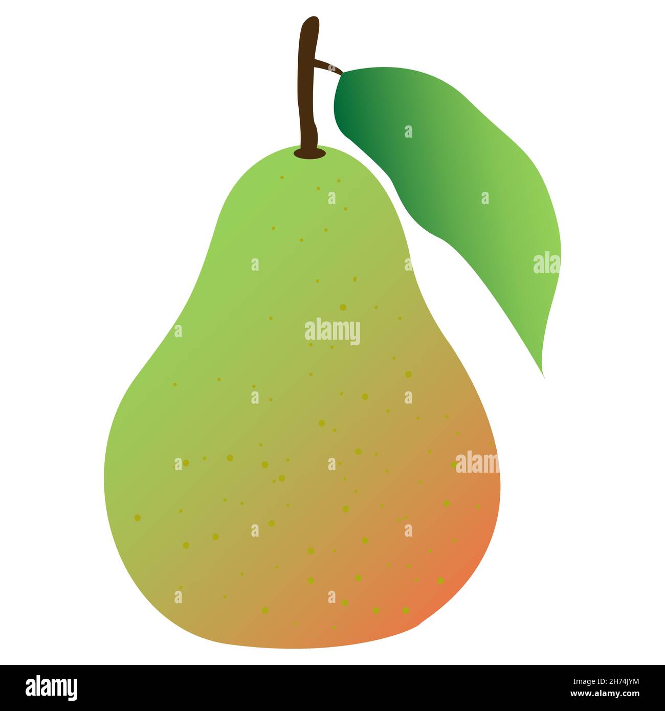 gradient fruit pear Stock Vector Image & Art - Alamy