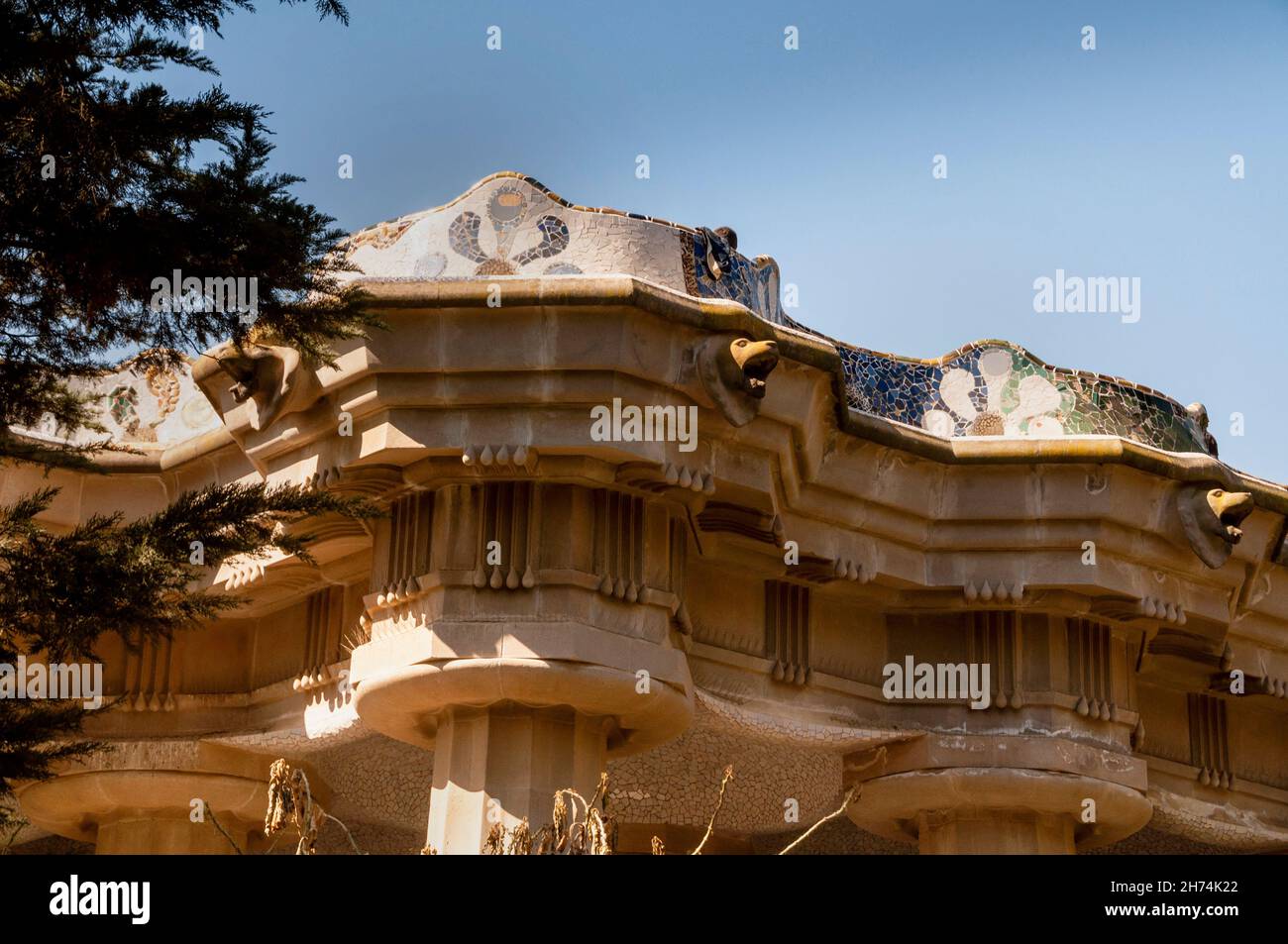 Works of antoni gaudi park guell barcelona hi-res stock photography and ...