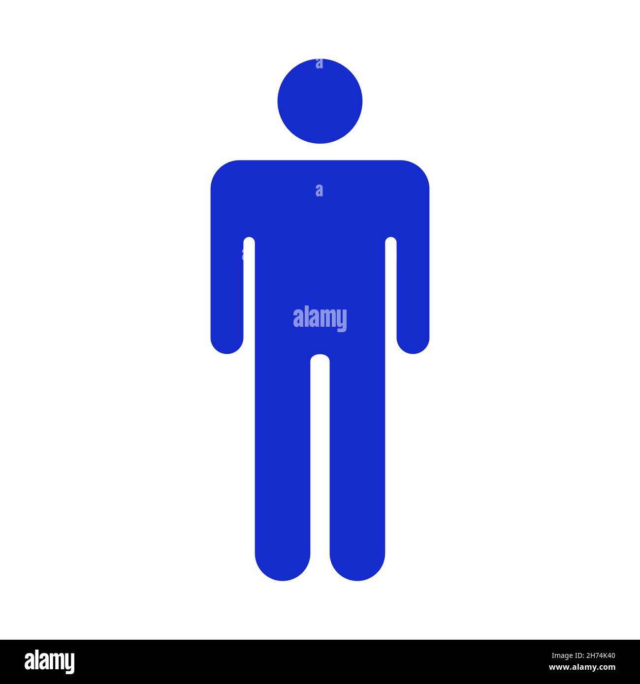 blue male icon Stock Vector Image & Art - Alamy