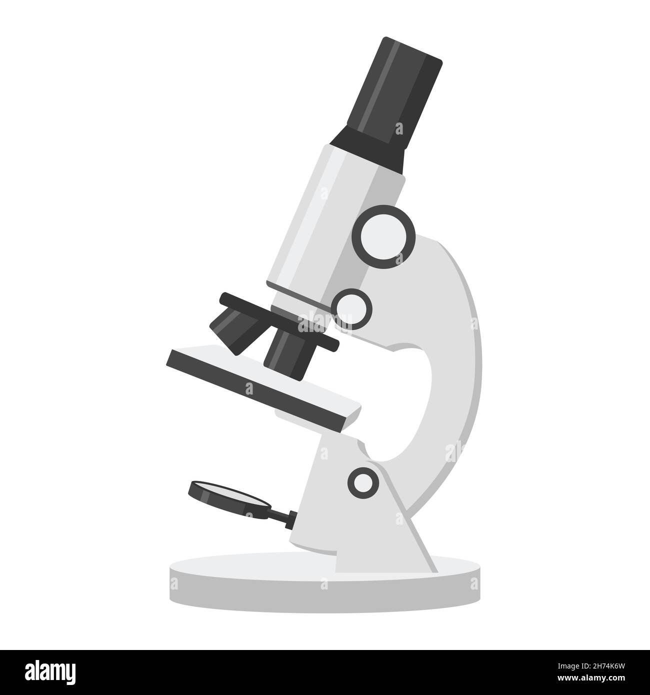 Microscope and screen Cut Out Stock Images & Pictures - Alamy