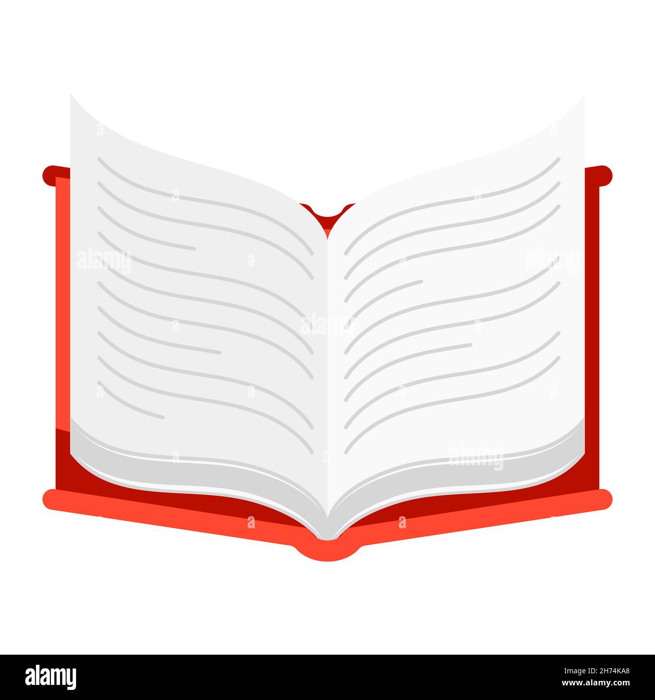 red opened book Stock Vector Image & Art - Alamy