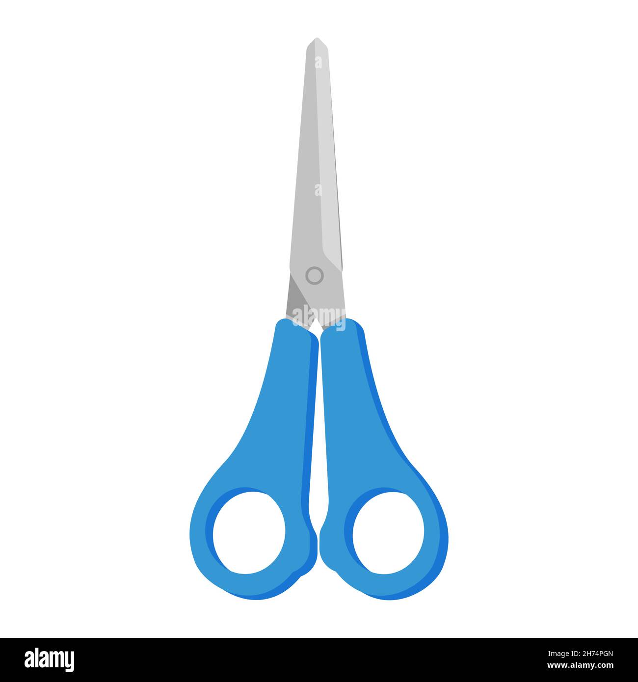 stationery blue scissors Stock Vector Image & Art - Alamy