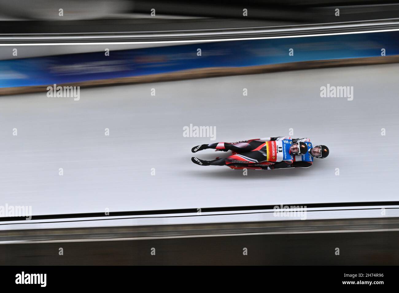 Beijing, China. 20th Nov, 2021. Devin Wardrope and Cole Anthony ...