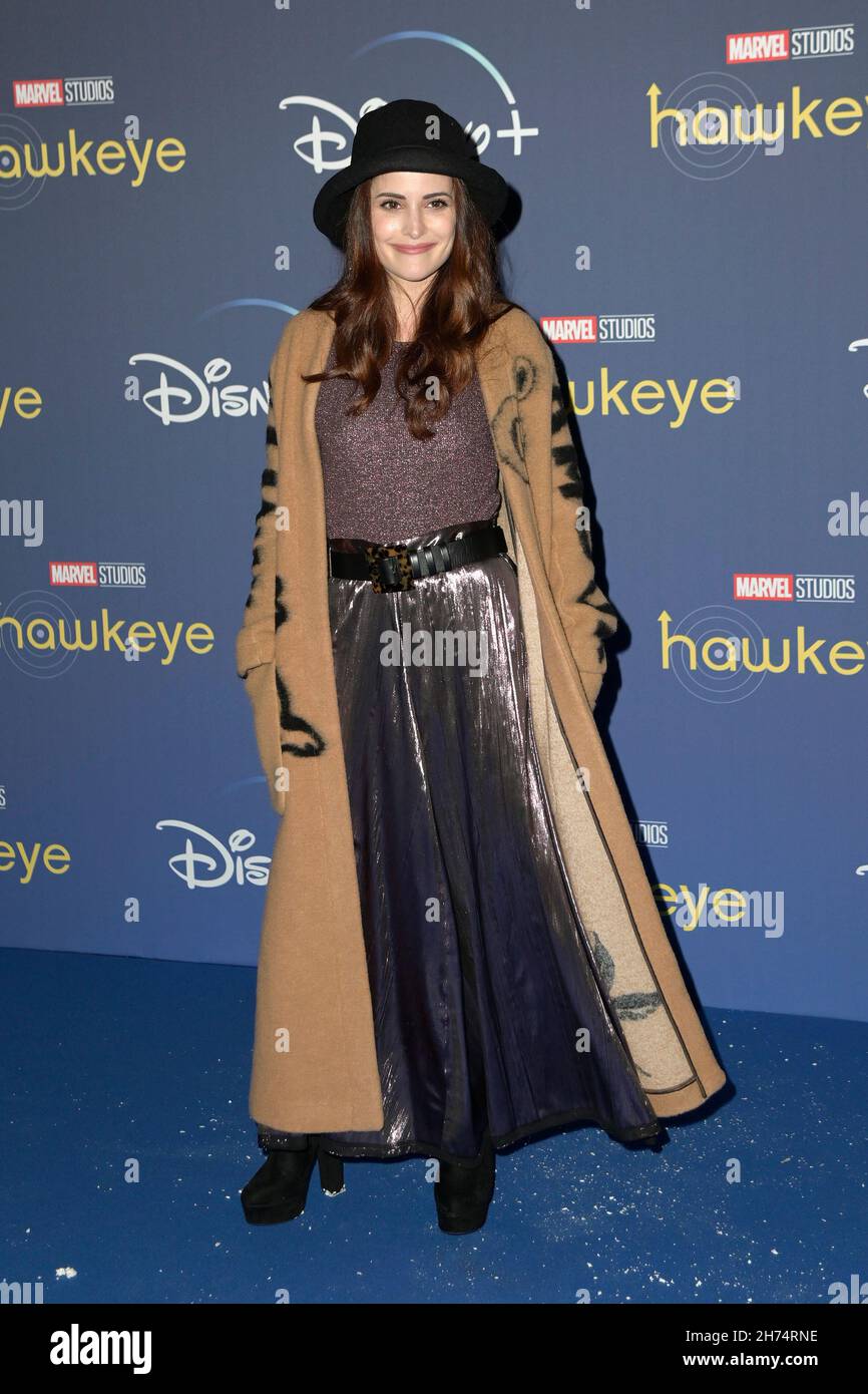 Rome, Italy. 19th Nov, 2021. Gulia Elettra Goretti attends the blue ...