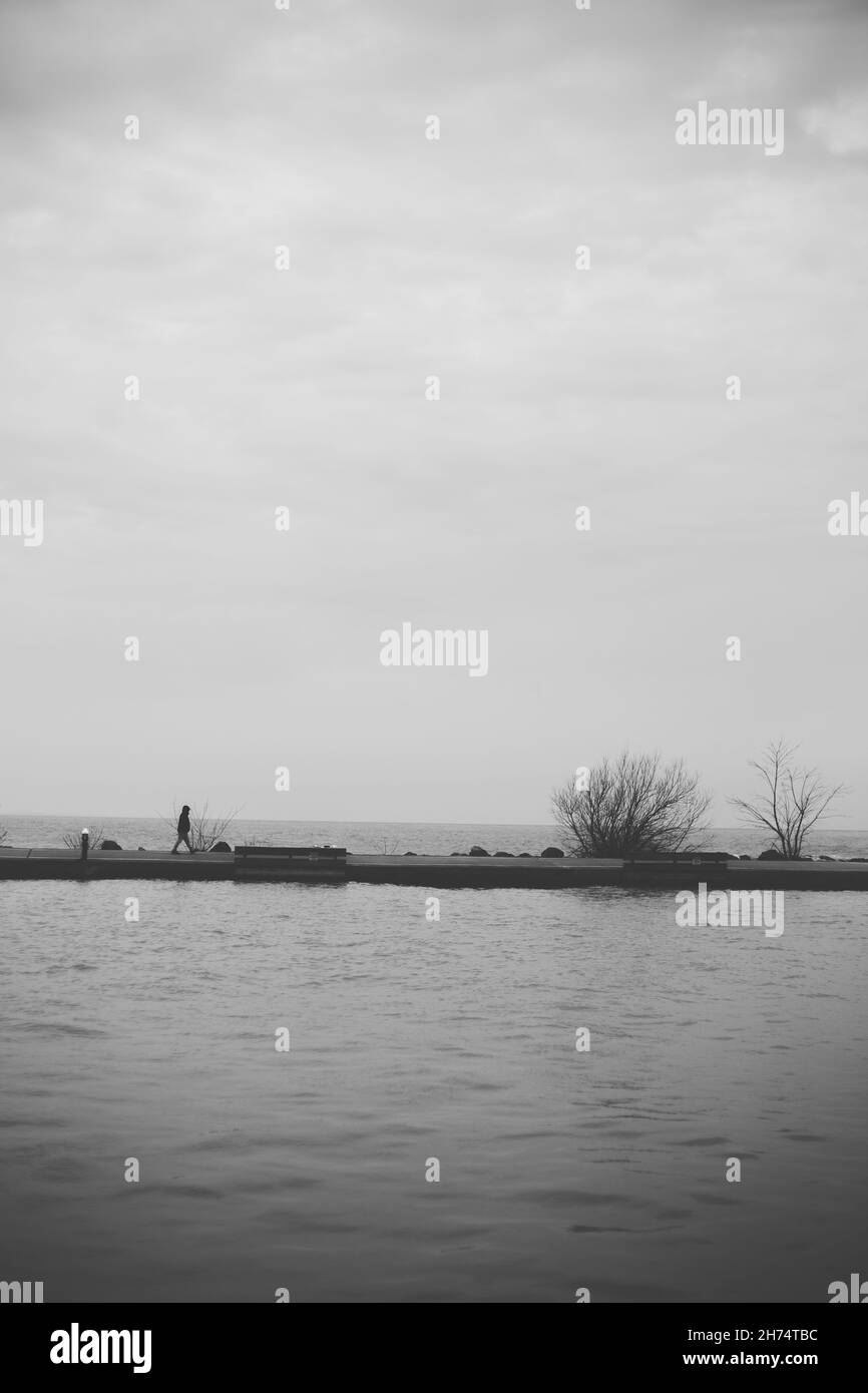 Walk into sea Black and White Stock Photos & Images - Alamy