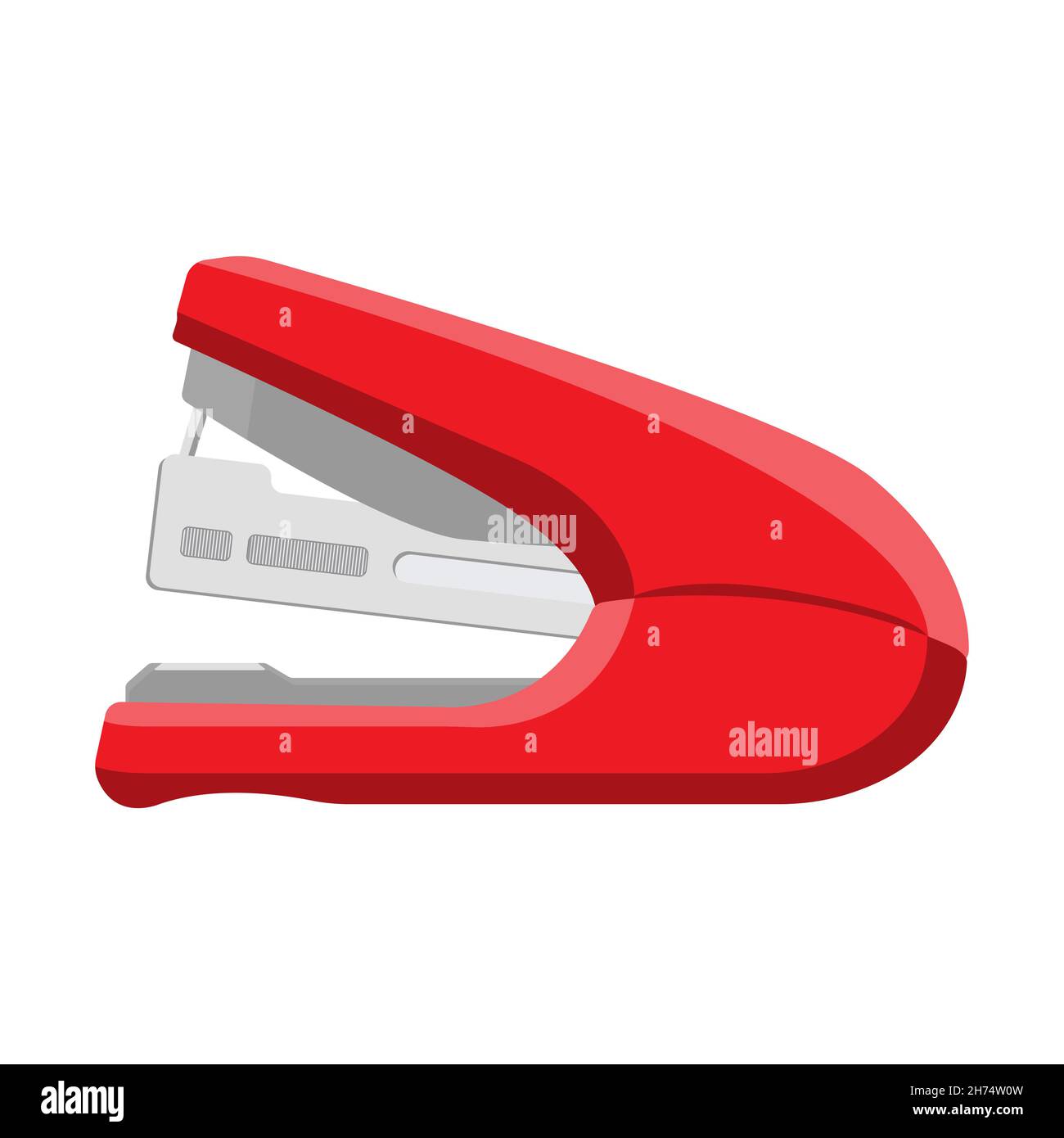 Red stapler Stock Vector Images - Alamy