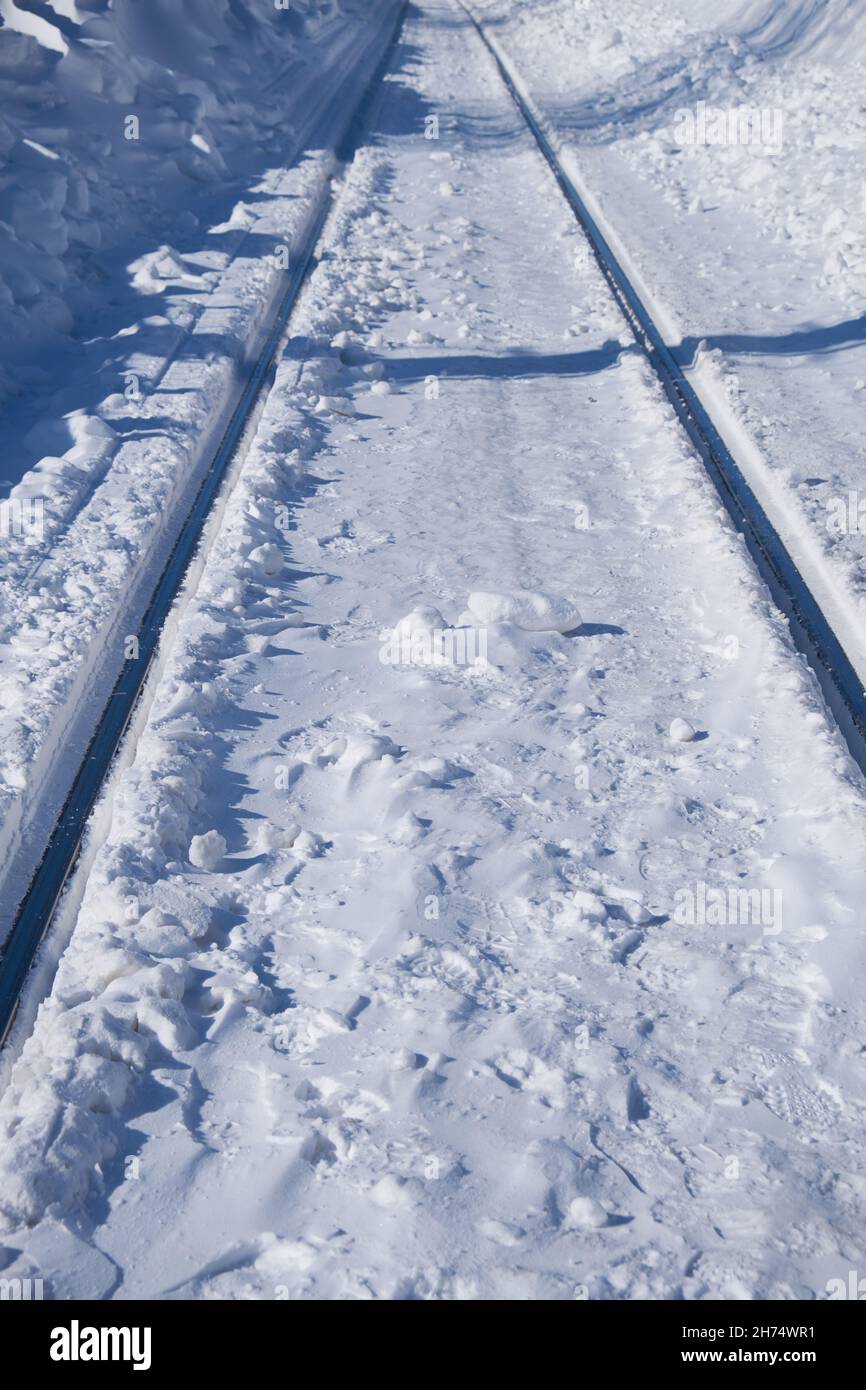 Frozen railway hi-res stock photography and images - Alamy