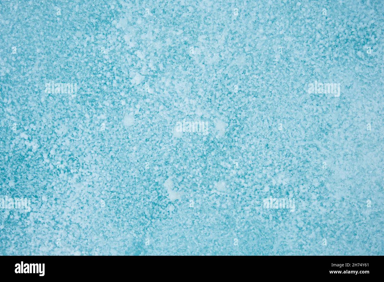 Texture of winter ice surface. Blue natural ice background. Air bubbles ...