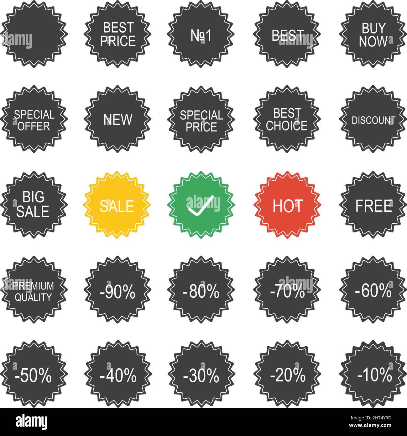 Shopping sale tags Stock Vector Image & Art - Alamy