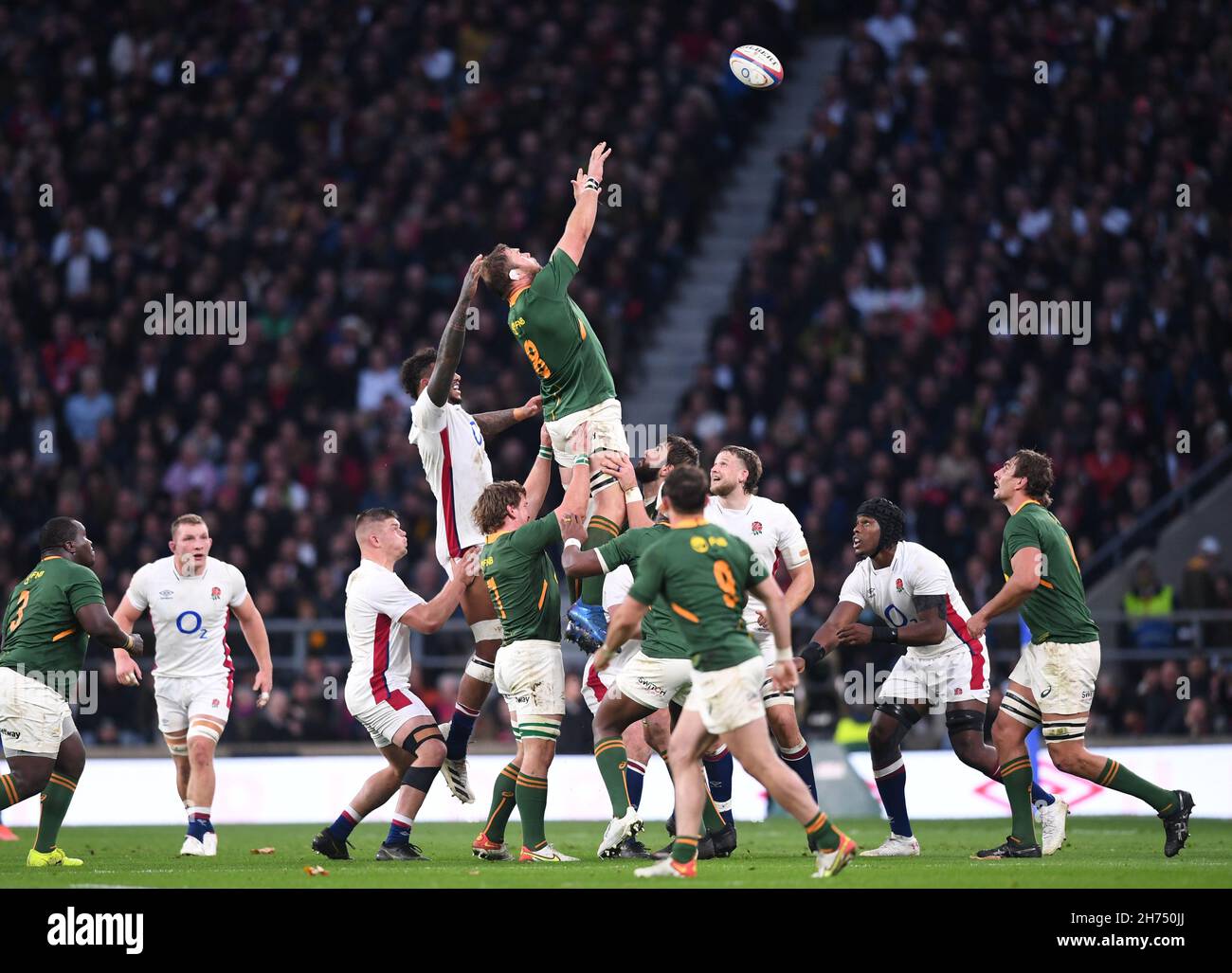 Lineout rugby south africa hi-res stock photography and images - Alamy