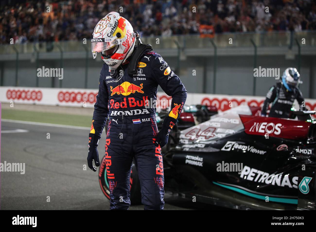 Doha, Qatar. 20th Nov, 2021. Max Verstappen (NLD) Red Bull Racing in ...