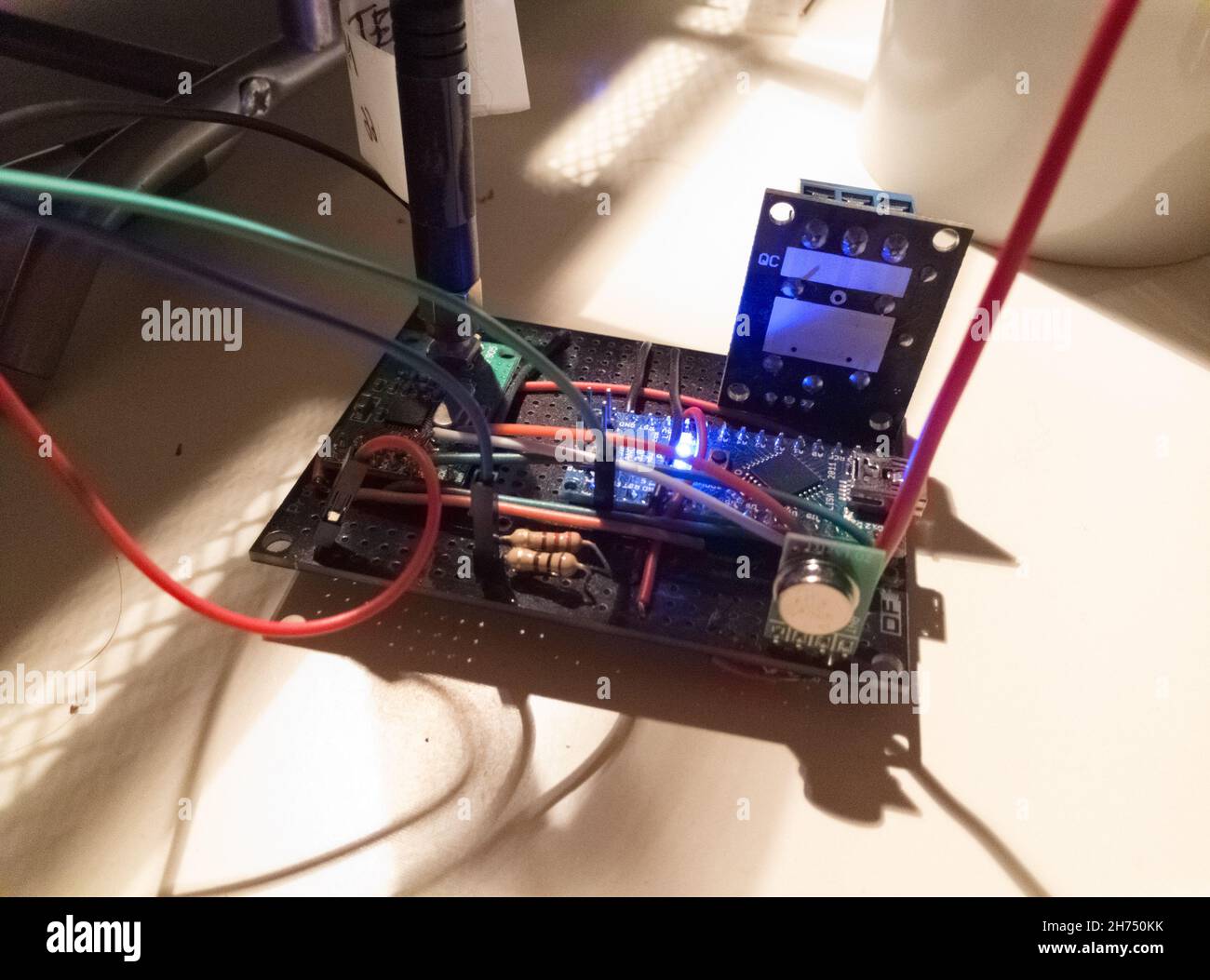 Home Built Radio Transmitter Electronics Project Using Arduino Stock
