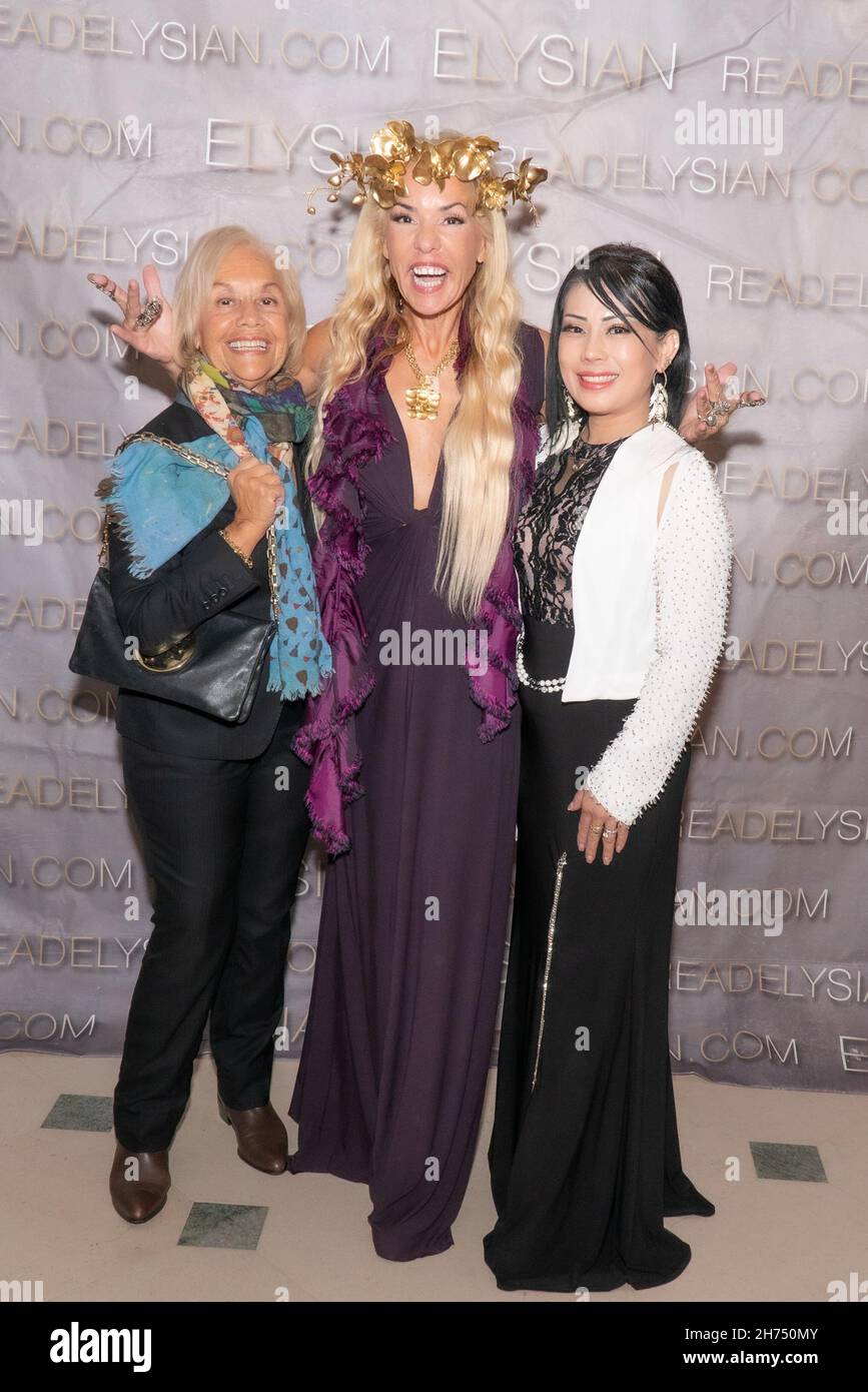 Lucy Ann Galioto, Luciana Pampalone and Joselyn Nguyen attend the Jean ...