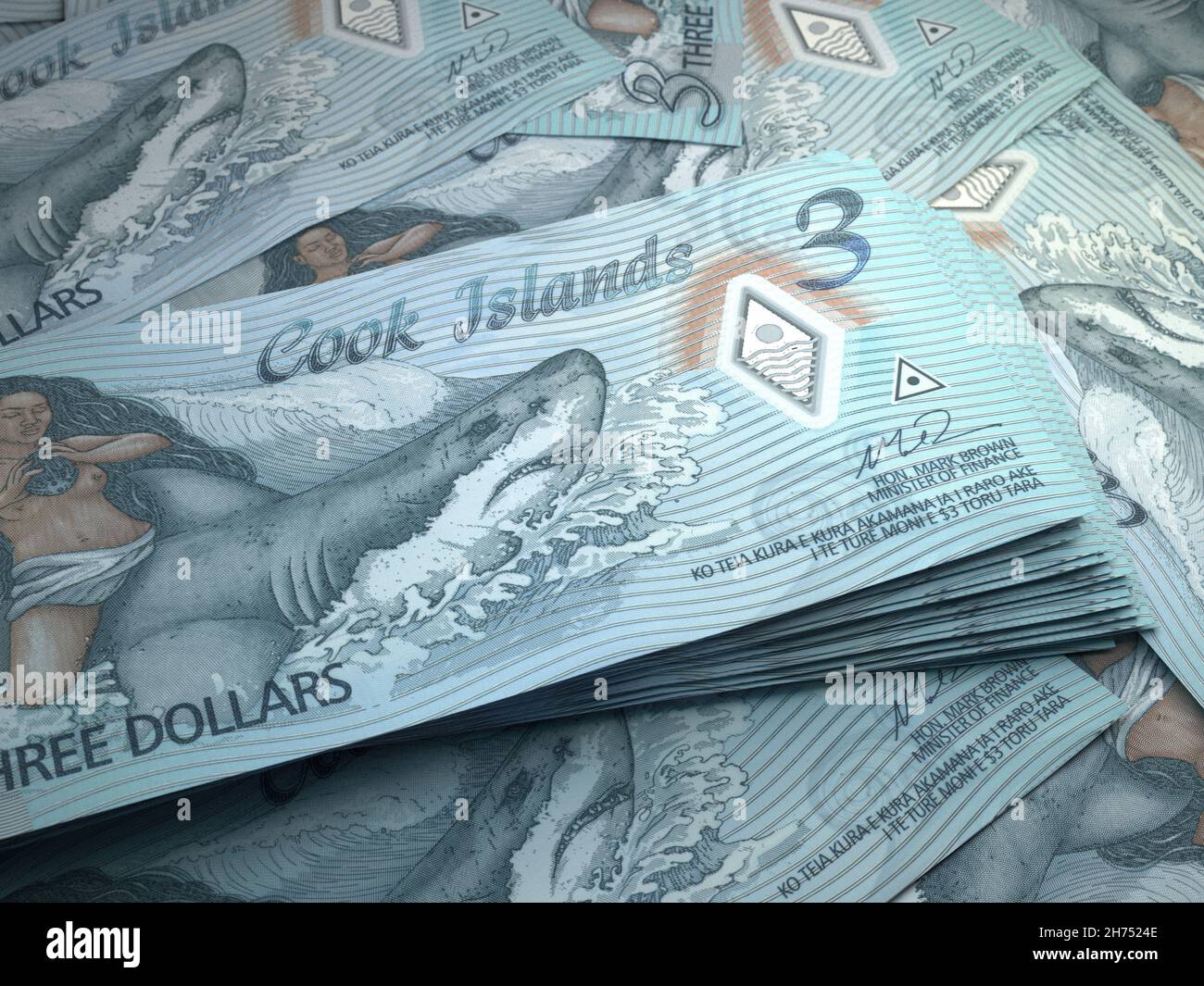 Money of Cook Islands. Cook Islands dollar dollar bills. CookIslands ...