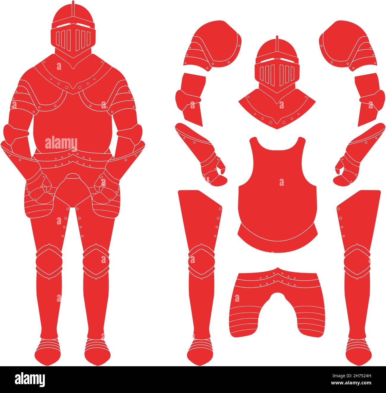 Medieval full plate armour hi-res stock photography and images - Alamy