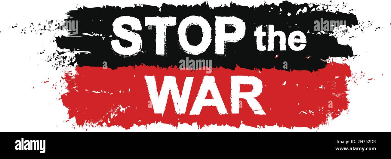 Stop the war sign Stock Vector Image & Art - Alamy