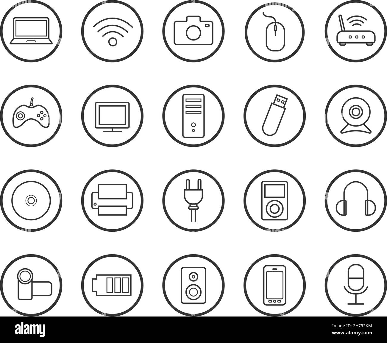 Digital technology linear icons set Stock Vector Image & Art - Alamy Digital technology linear icons set Stock Vector Image & Art - Alamy