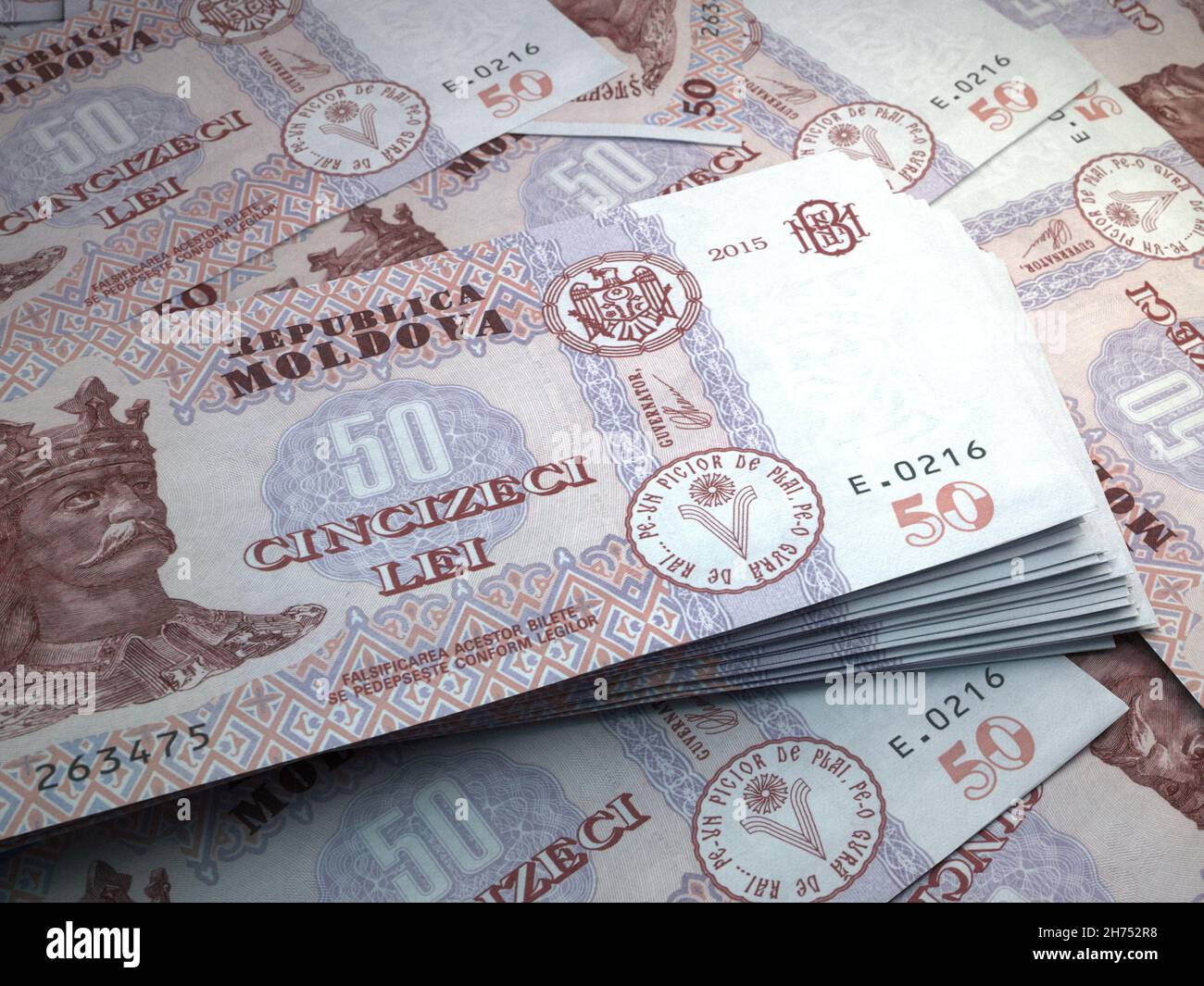 Money of Moldova. Leu bills. MDL banknotes. 50 Gagauz. Business ...