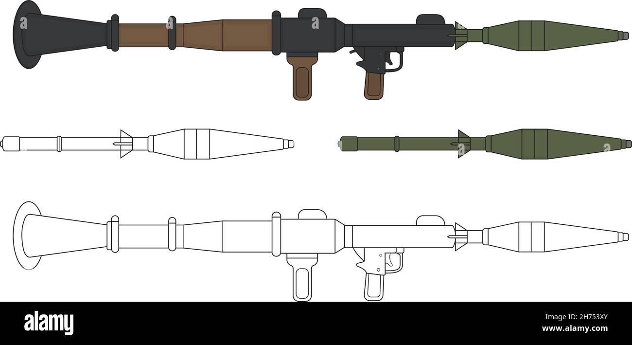 Rocket launcher with missiles Stock Vector Image & Art - Alamy