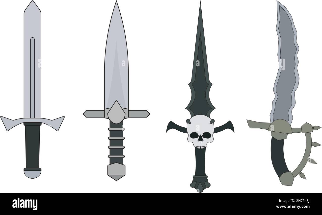 Daggers ancient Stock Vector Images - Alamy