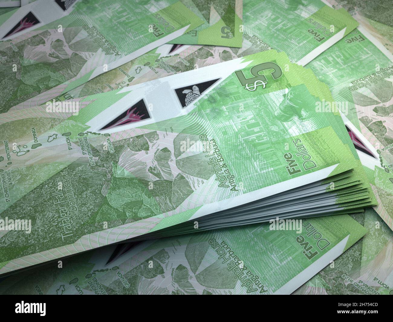 Money Of East Caribbean Dollar Dollar Bills XCD Banknotes 5 English money-of-east-caribbean-dollar-dollar-bills-xcd-banknotes-5-english