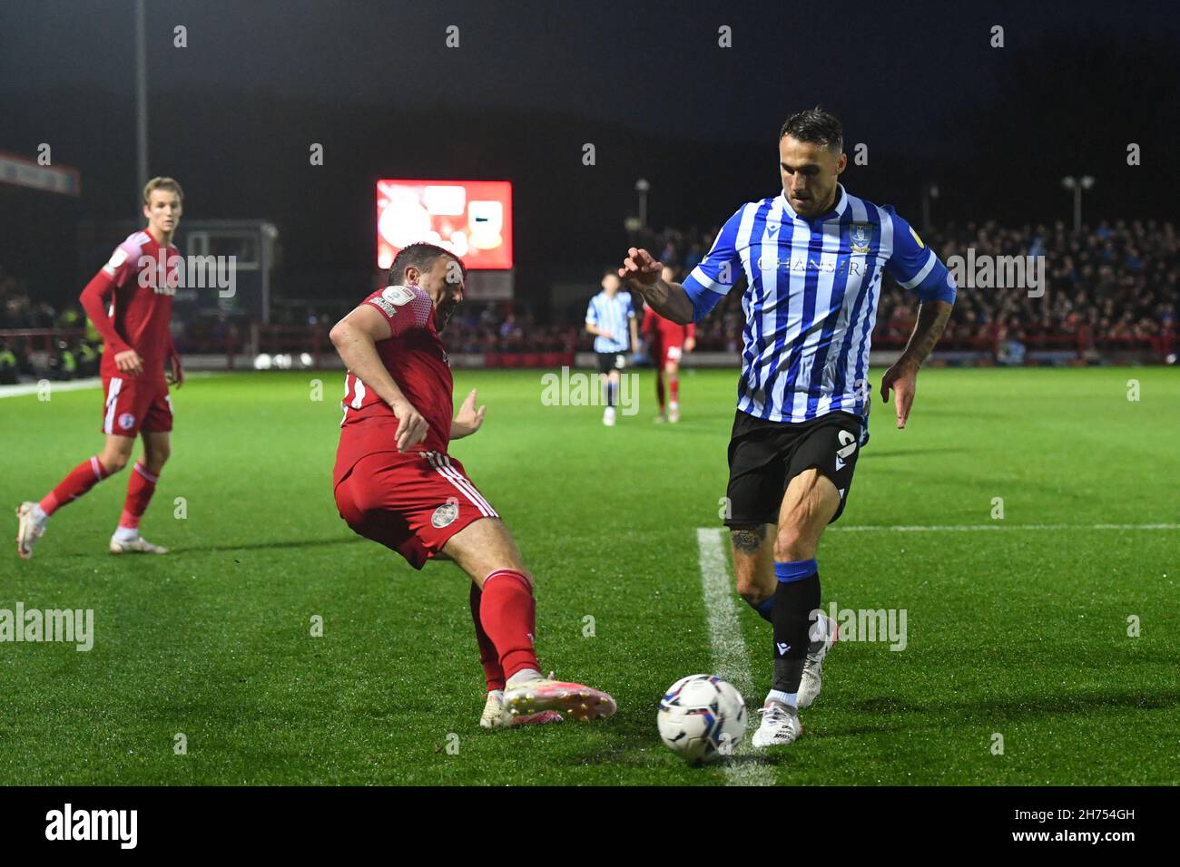 Lee Gregory #9 of Sheffield Wednesday in action during the game Stock ...