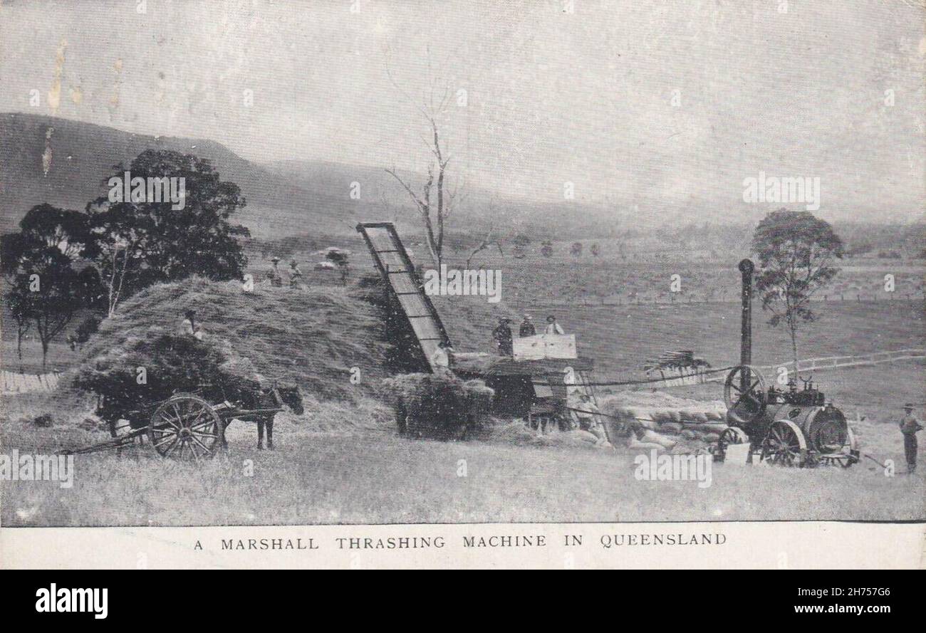 Marshall Threshing Machine High Resolution Stock Photography and Images ...