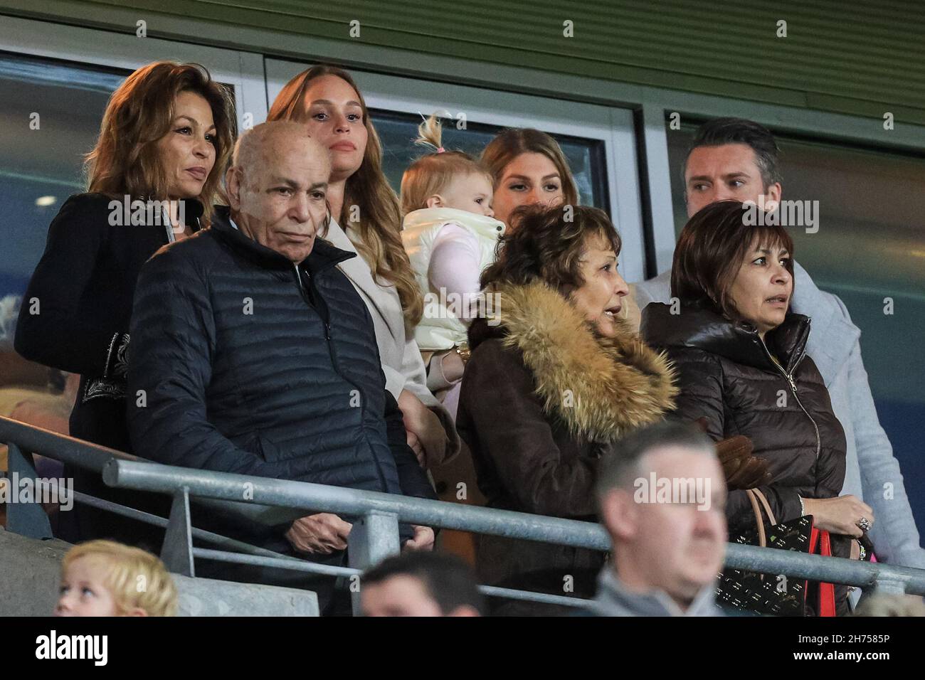 The Allam family, owners of Hull City during the game Stock Photo - Alamy