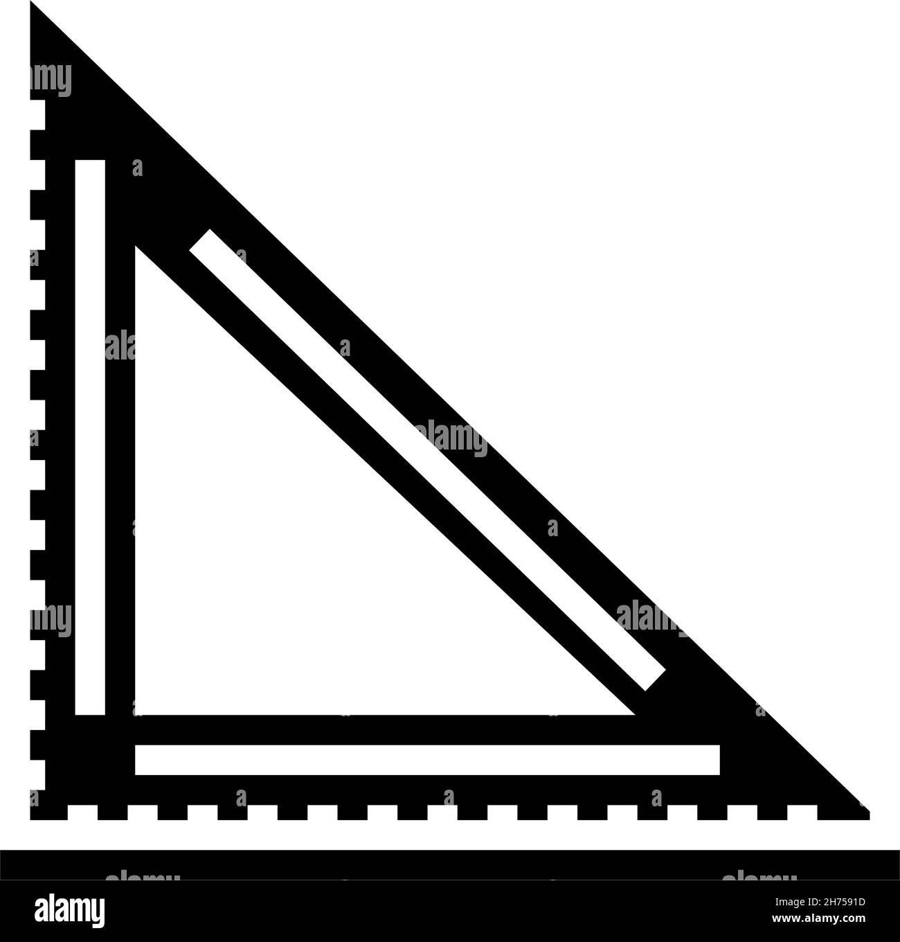 layout square carpenter tool glyph icon vector illustration Stock ...