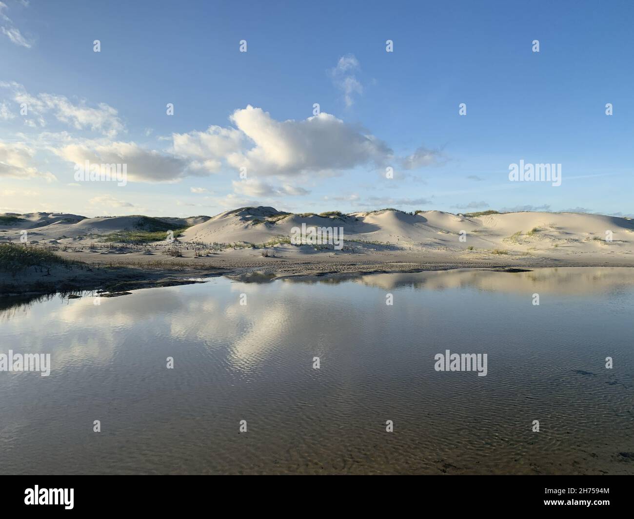 Natural landscape of the Island of Amrum in daylight Stock Photo - Alamy