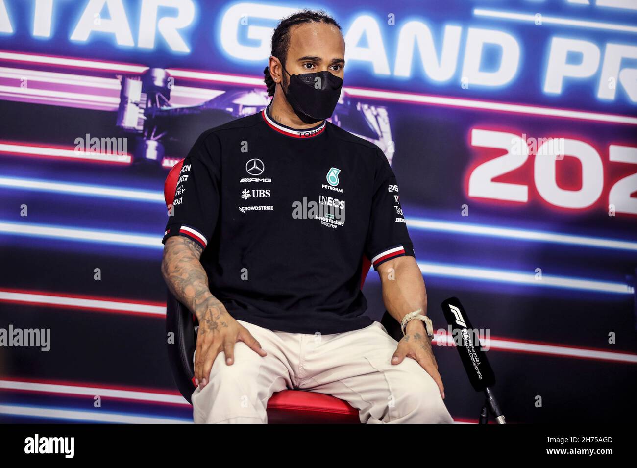 Doha, Qatar. 20th Nov, 2021. # 44 Lewis Hamilton (GBR, Mercedes-AMG ...