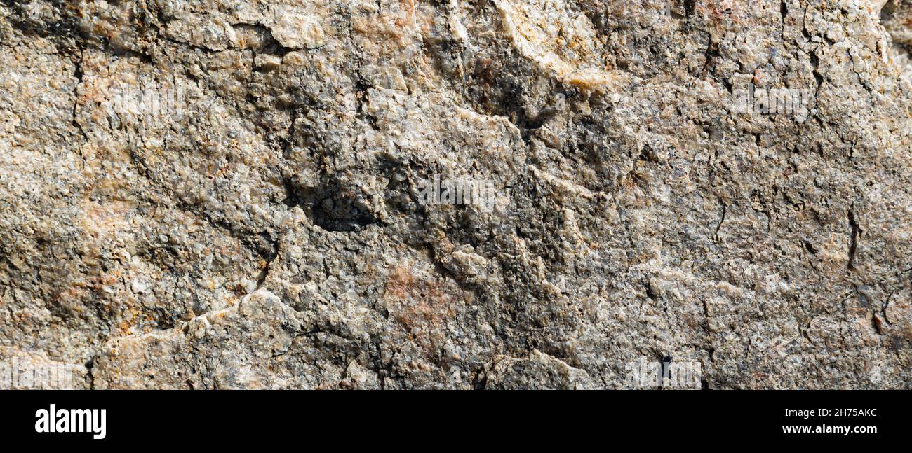 Granite stone texture. Cracked granite rock surface. Natural stone ...