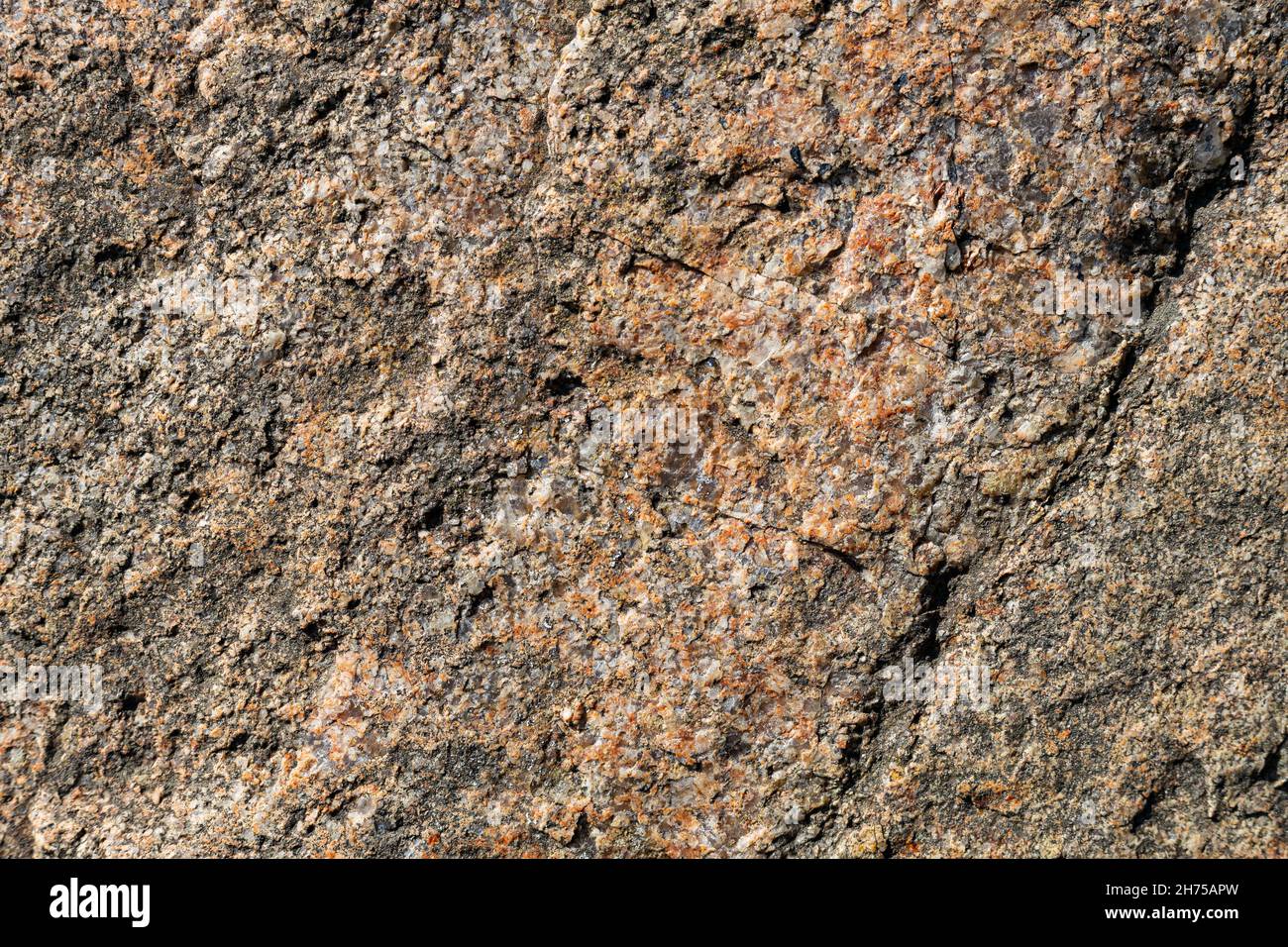 Granite stone texture. Cracked granite rock surface. Natural stone ...