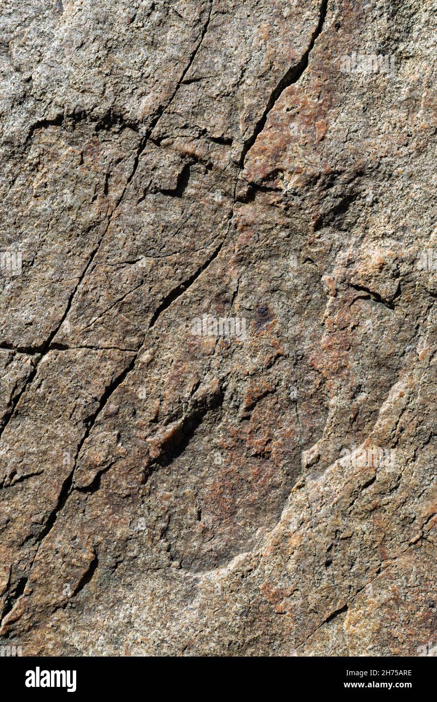 Granite stone texture. Cracked granite rock surface. Natural stone ...