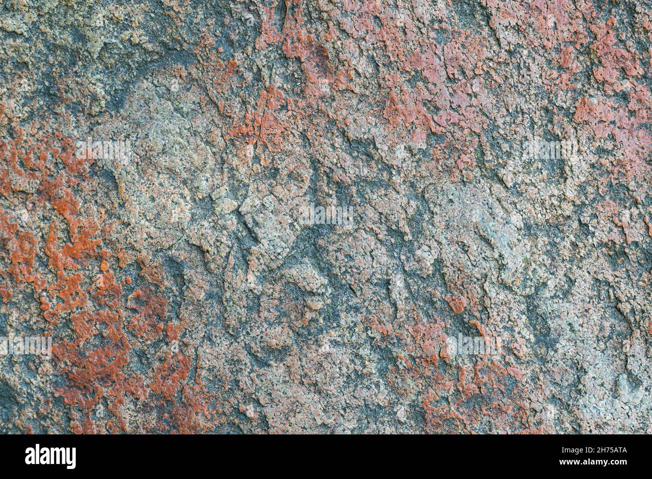 Granite stone texture. Cracked granite rock surface. Natural stone ...