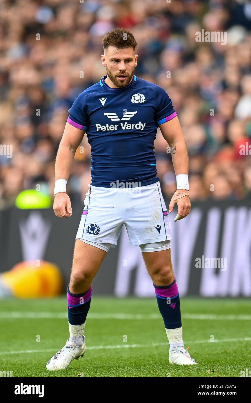 Ali Price of Scotland during the Autumn International match at the BT ...