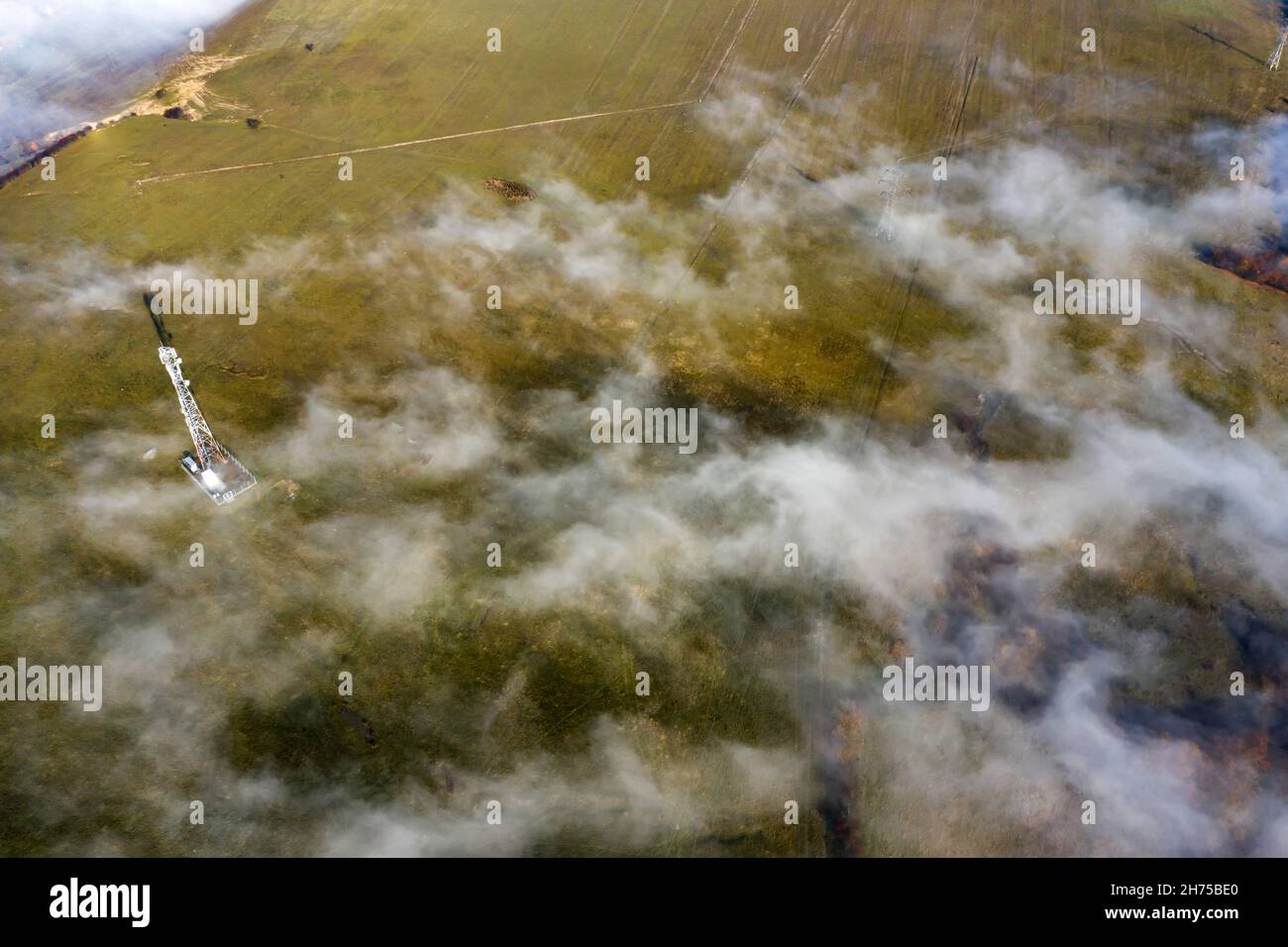 Thin fog above autumn hi-res stock photography and images - Alamy